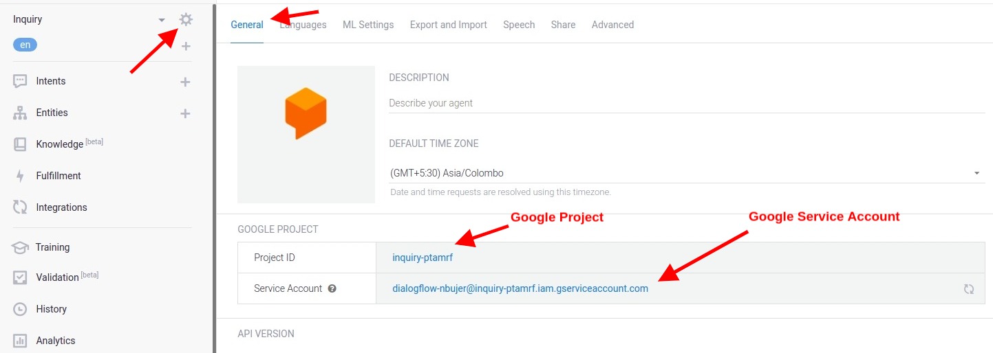 How to Get Dialogflow API Credentials - AITUDE