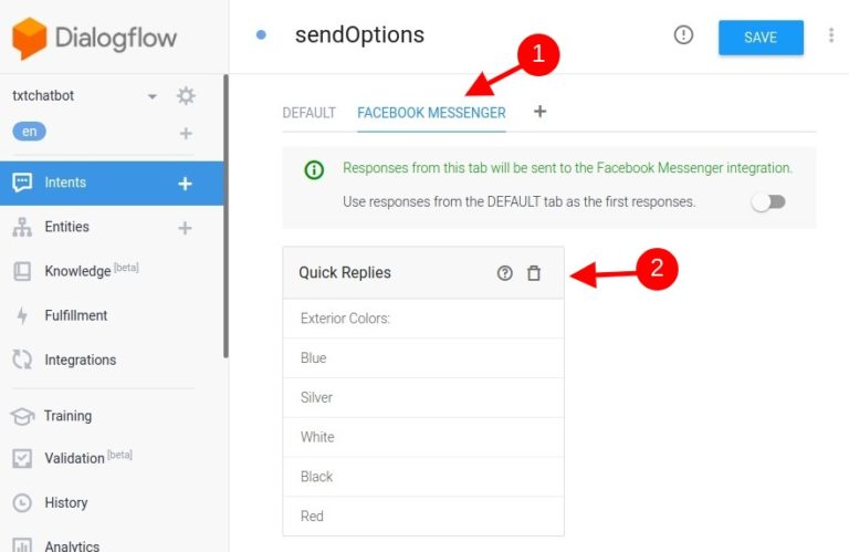 Advanced Rich Messages in Dialogflow - AITUDE