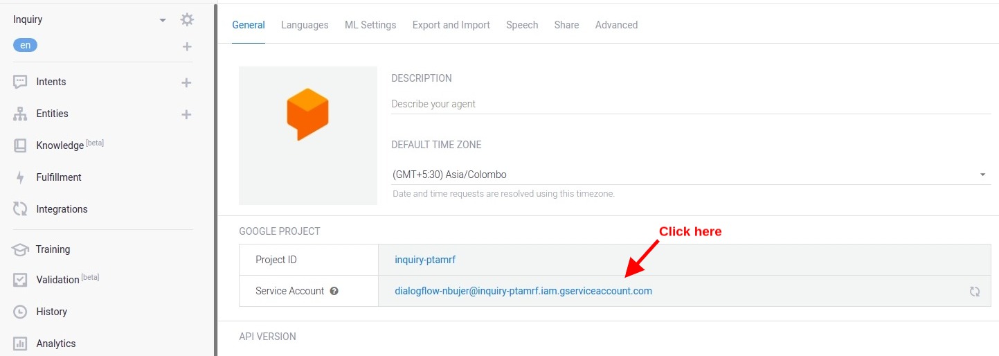 How to Get Dialogflow API Credentials - AITUDE