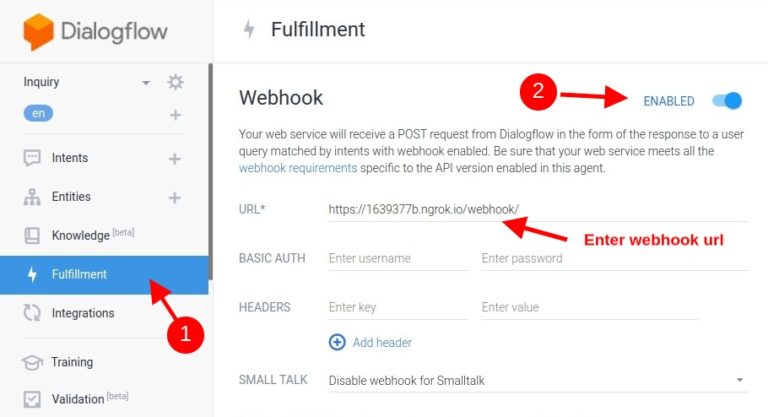Saving Intent Parameters from Dialogflow to CSV - AITUDE