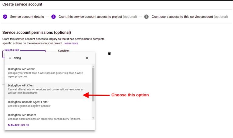 How to Get Dialogflow API Credentials - AITUDE