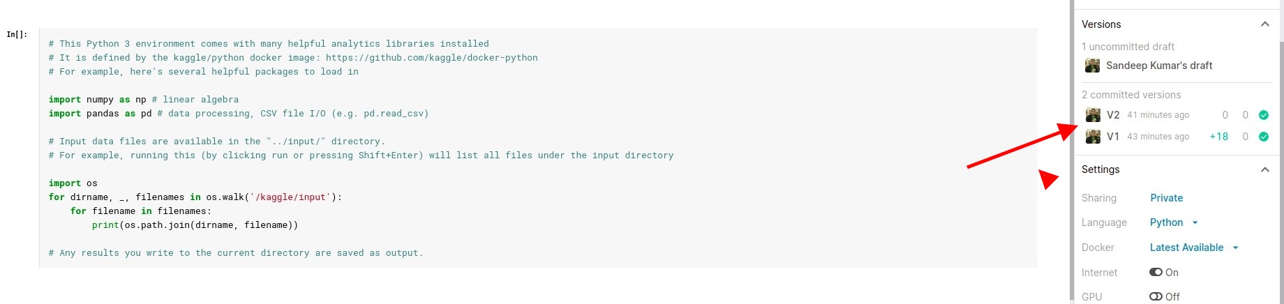 Setup Kaggle Notebook for Ml Experiments - AITUDE