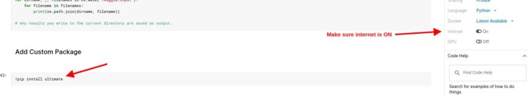 Setup Kaggle Notebook for Ml Experiments - AITUDE